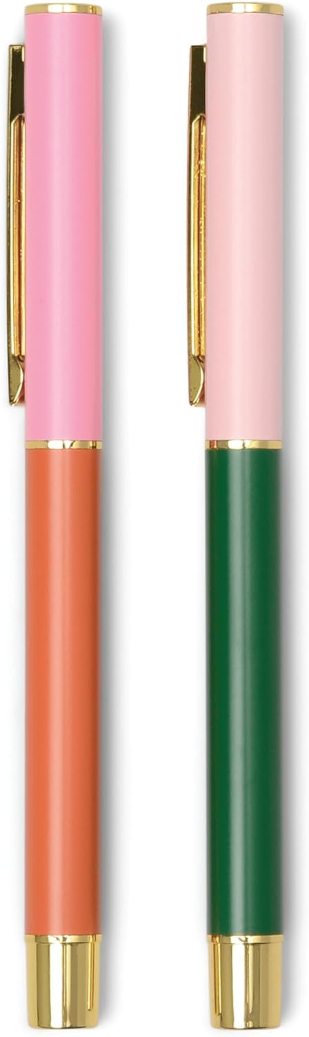 Ball Point Ink Pens - Set of 2 (Red + Emerald) – Industria Store